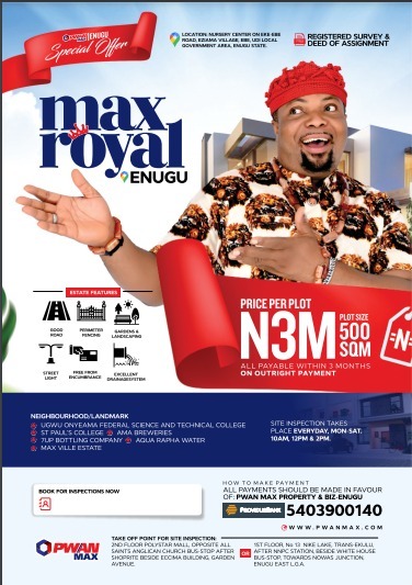 ENUGU ESTATES - PWAN MAX